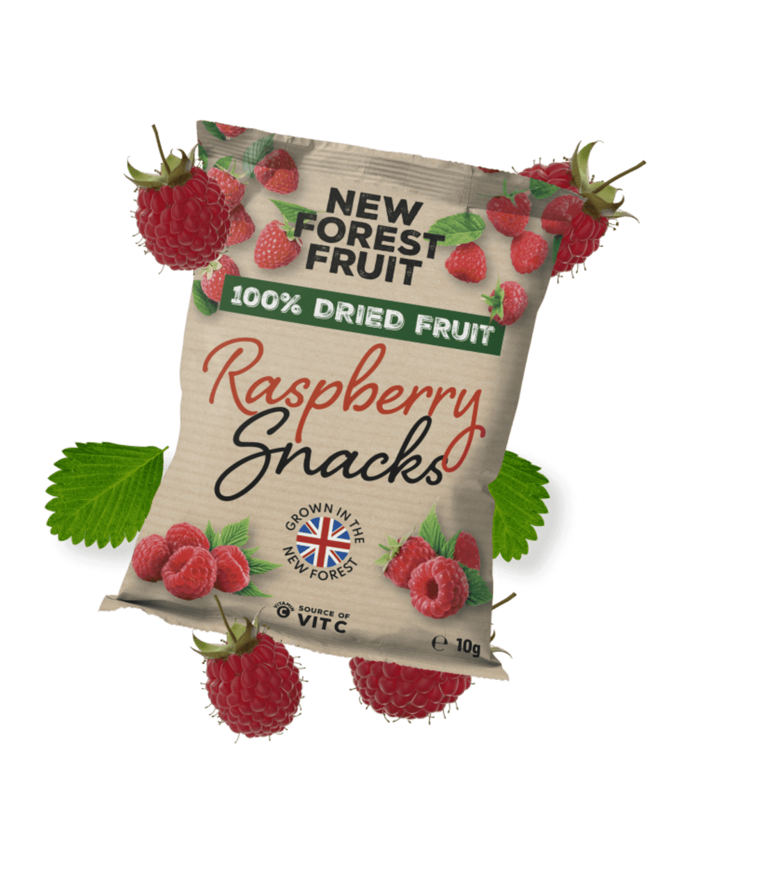 Raspberry Fruit Snacks - New Forest Fruit Snacks
